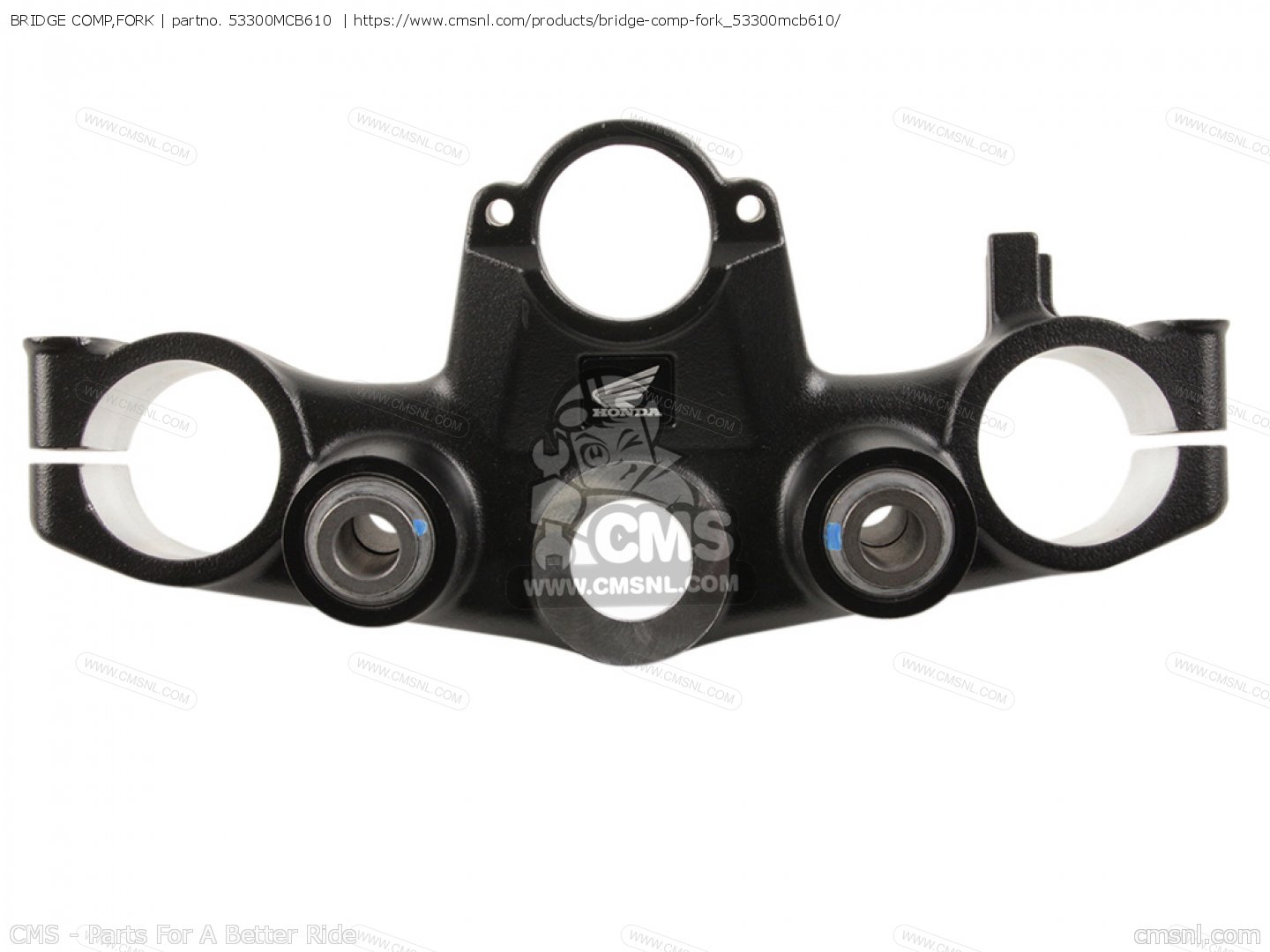 53300MCB610: BRIDGE COMP,FORK Honda - buy the 53300-MCB-610 at CMSNL