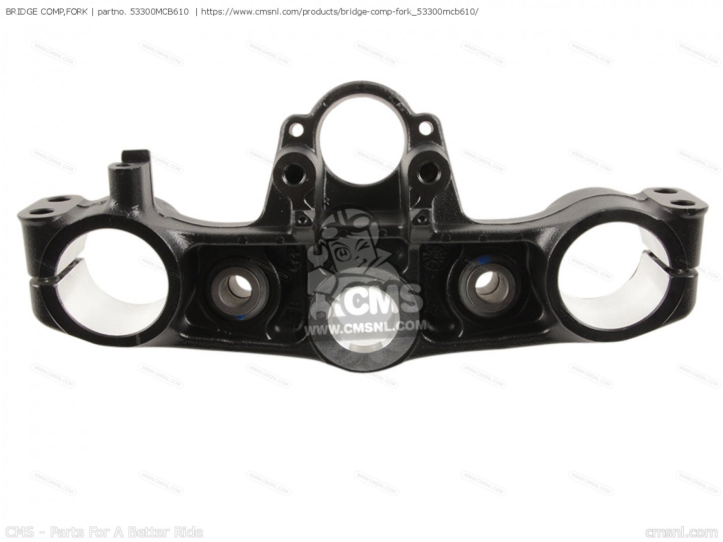 53300MCB610: BRIDGE COMP,FORK Honda - buy the 53300-MCB-610 at CMSNL
