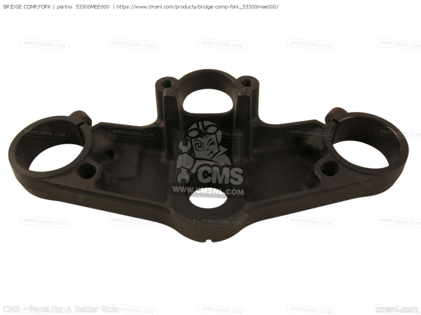 53300MEE000: BRIDGE COMP,FORK Honda - buy the 53300-MEE-000 at CMSNL