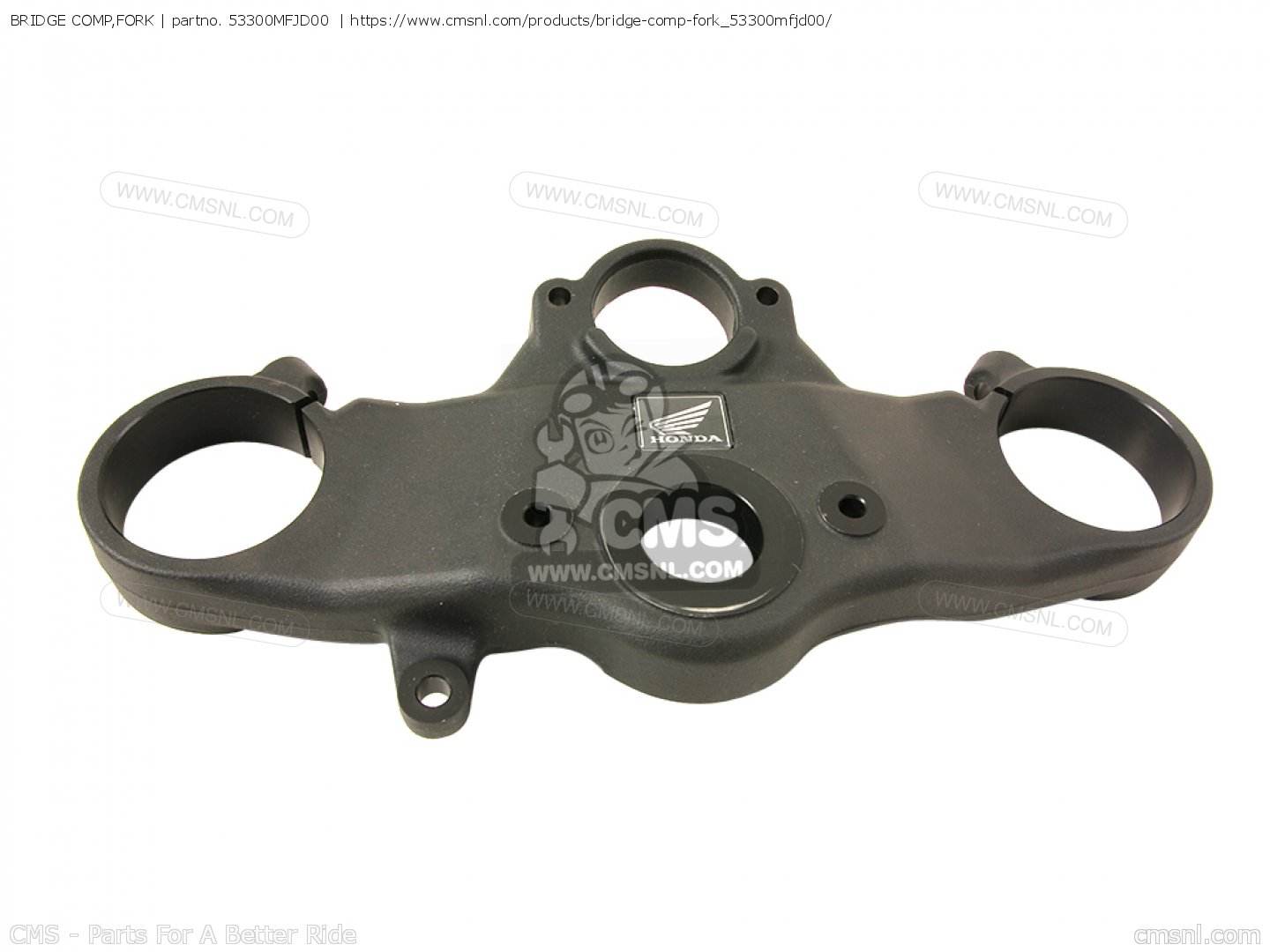 53300MFJD00: BRIDGE COMP,FORK Honda - buy the 53300-MFJ-D00 at CMSNL