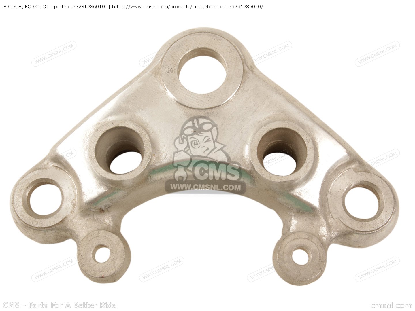 53231286010: BRIDGE, FORK TOP Honda - buy the 53231-286-010 at CMSNL
