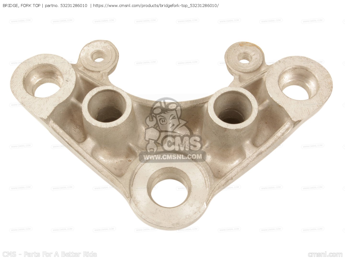 53231286010: BRIDGE, FORK TOP Honda - buy the 53231-286-010 at CMSNL