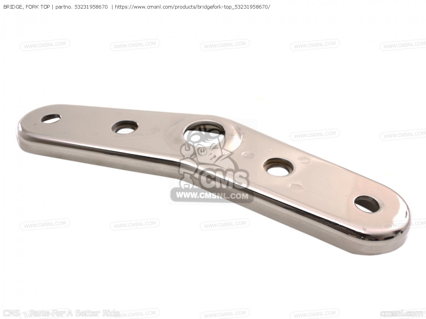 53231958670: BRIDGE, FORK TOP Honda - buy the 53231-958-670 at CMSNL