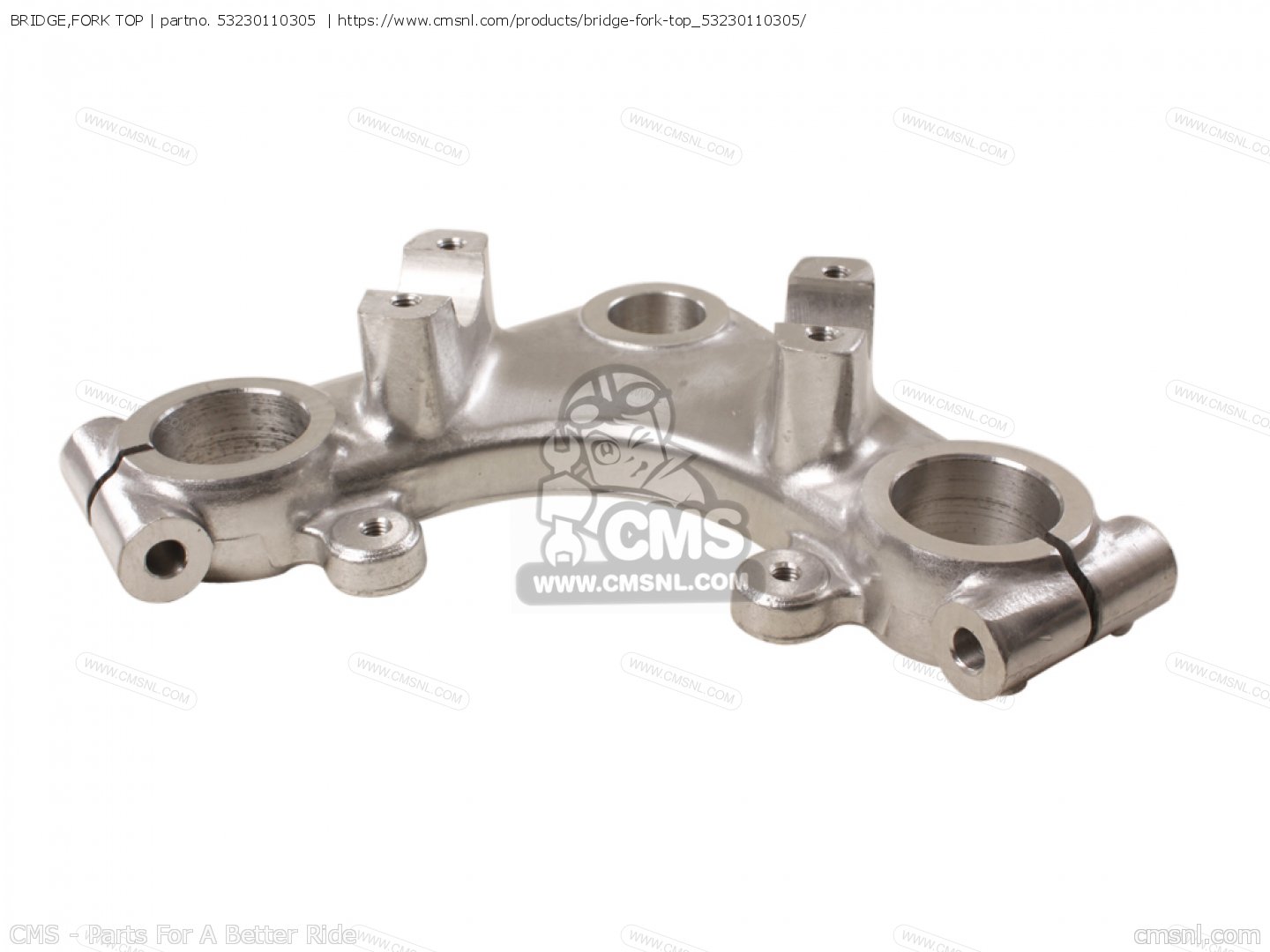 BRIDGE,FORK TOP for SL100 MOTOSPORT 1970 K0 USA - order at CMSNL