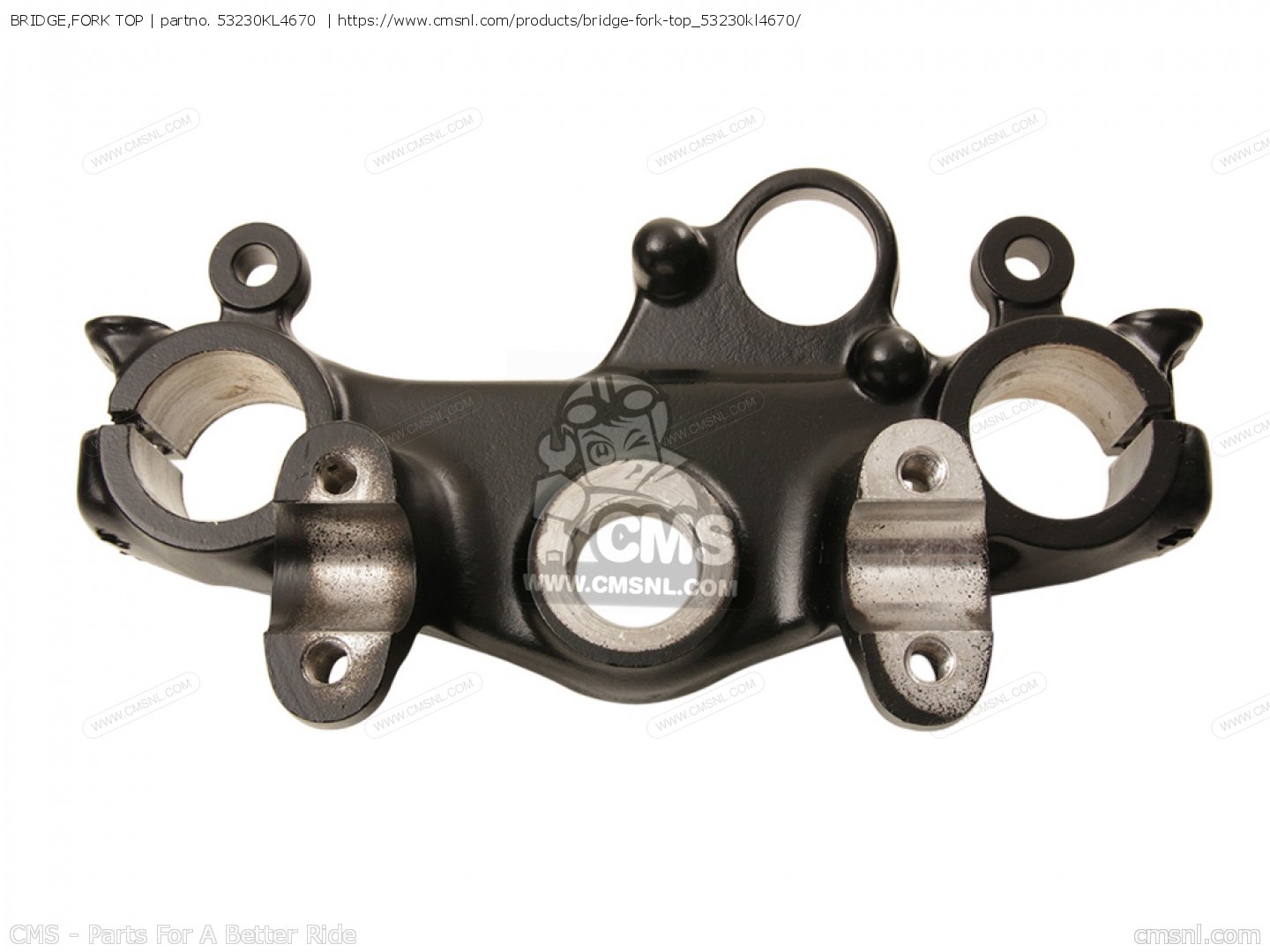 53230KL4670: BRIDGE,FORK TOP Honda - buy the 53230-KL4-670 at CMSNL