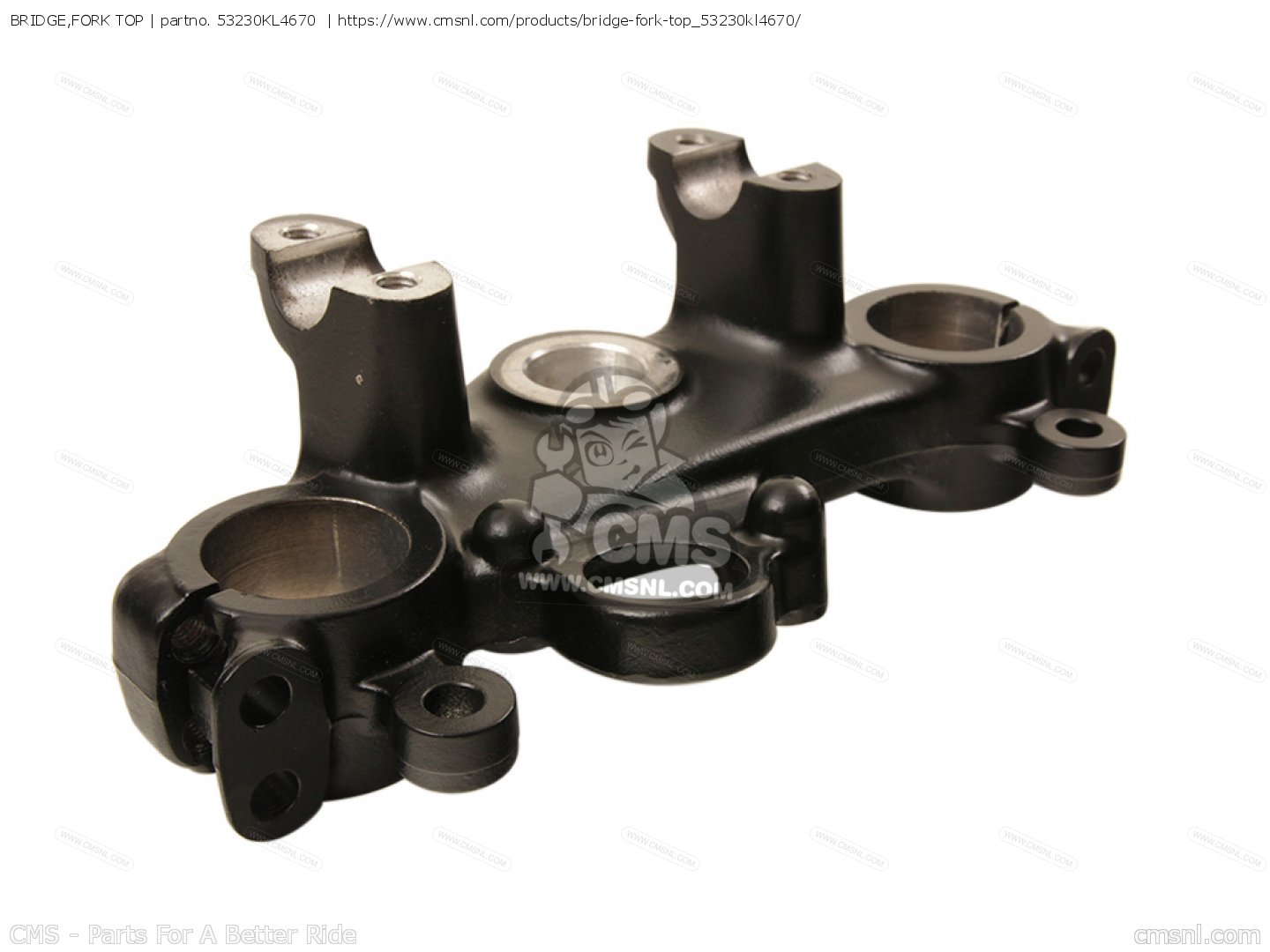 53230KL4670: BRIDGE,FORK TOP Honda - buy the 53230-KL4-670 at CMSNL