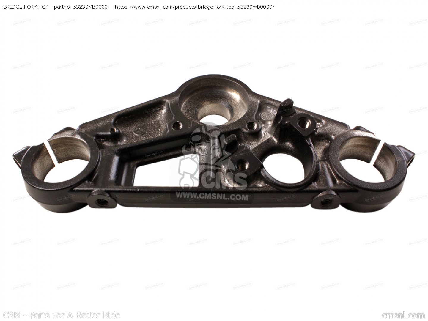 53230MB0000: BRIDGE,FORK TOP Honda - buy the 53230-MB0-000 at CMSNL