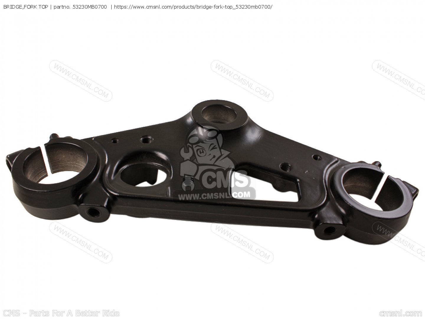 53230MB0700: BRIDGE,FORK TOP Honda - buy the 53230-MB0-700 at CMSNL