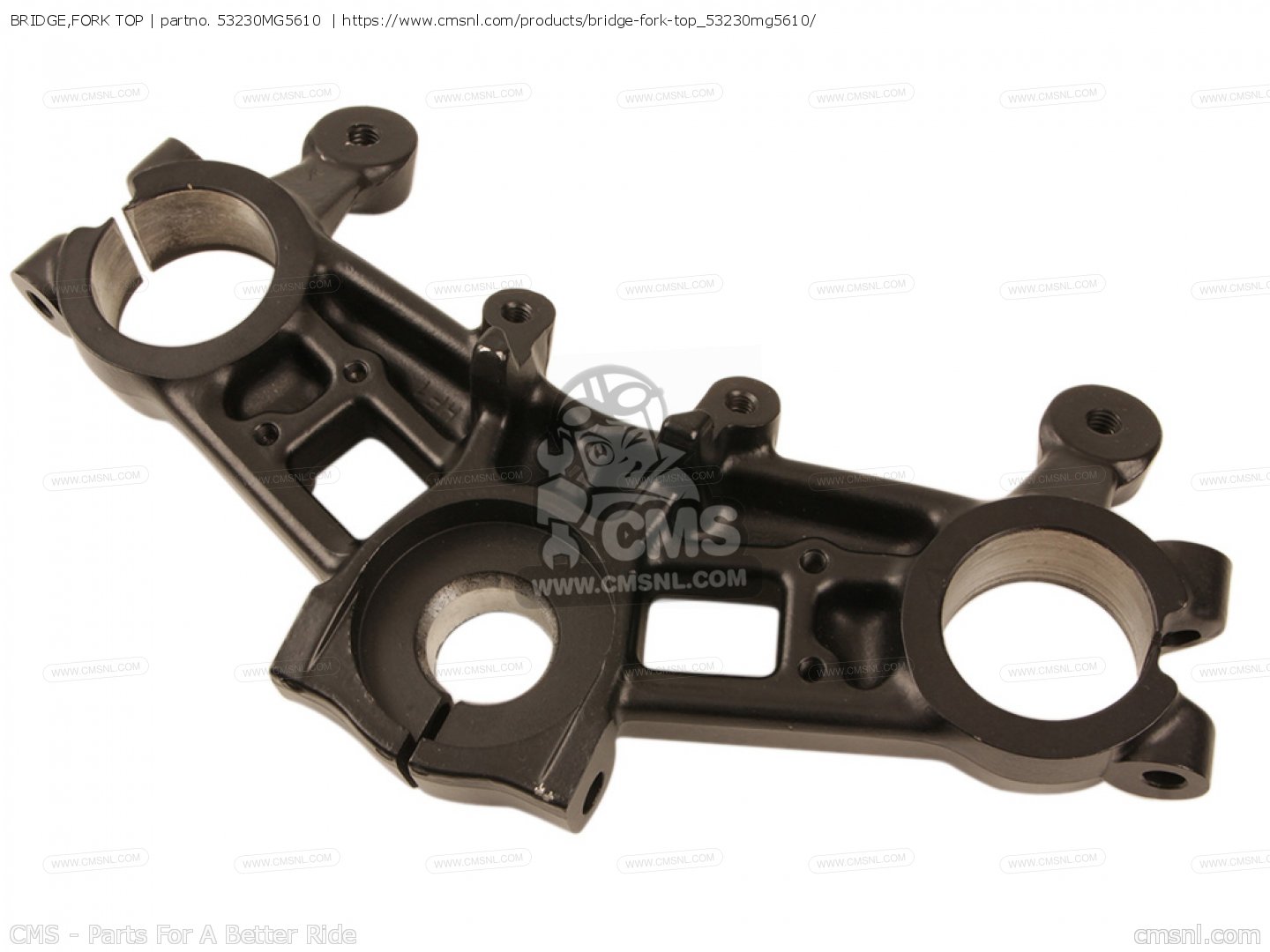 53230MG5610: BRIDGE,FORK TOP Honda - buy the 53230-MG5-610 at CMSNL
