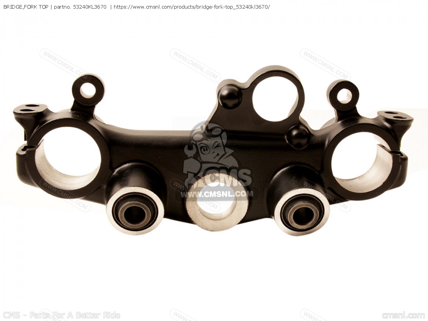 53240KL3670: Bridge,fork Top Honda - buy the 53240-KL3-670 at CMSNL