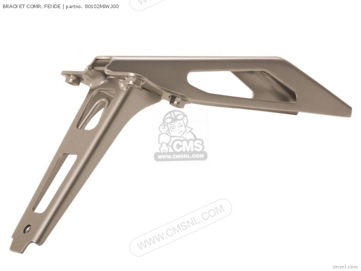 80102MJWJ00: BRKT COMP,FENDER Honda - buy the 80102-MJW-J00 at CMSNL