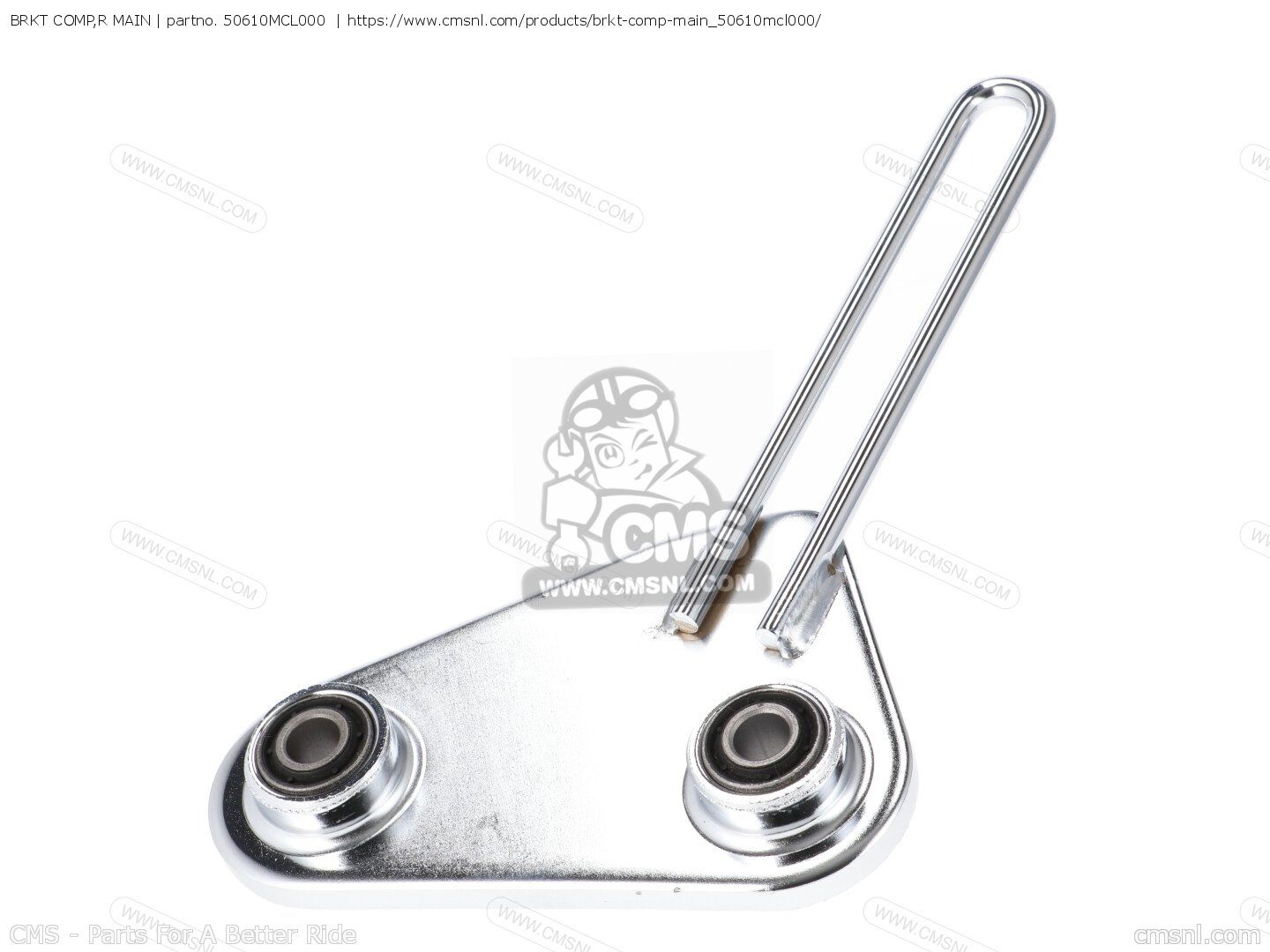 50610MCL000: Brkt Comp,r Main Honda - buy the 50610-MCL-000 at CMSNL