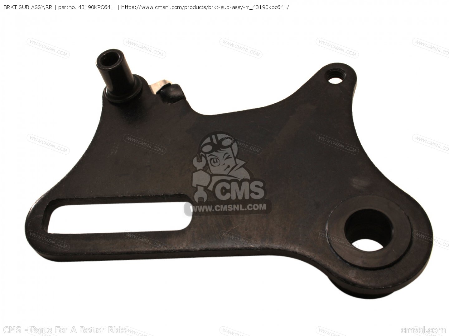43190KPC641: BRKT SUB ASSY,RR Honda - buy the 43190-KPC-641 at CMSNL