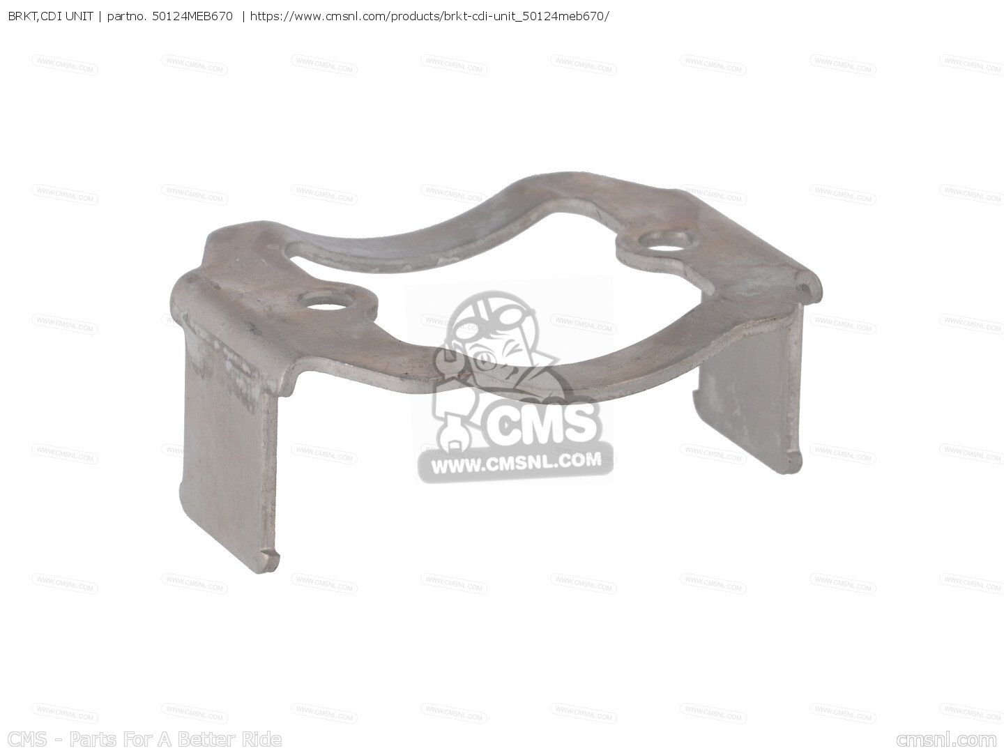 50124MEB670: BRKT,CDI UNIT Honda - buy the 50124-MEB-670 at CMSNL