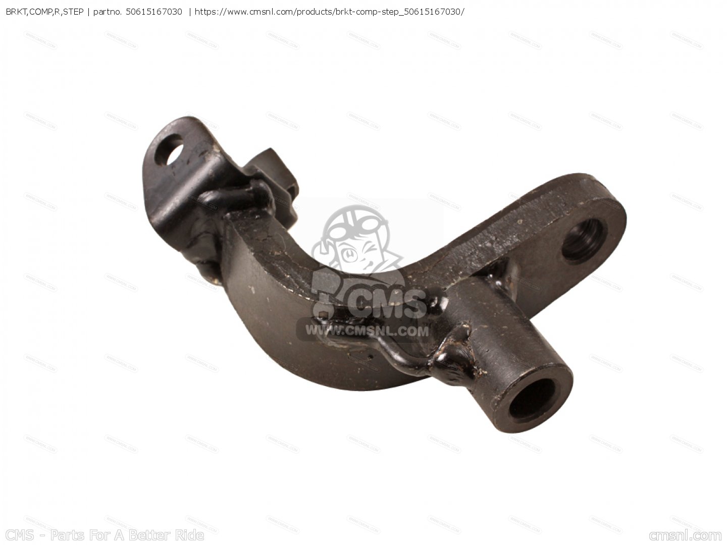 50615167030: BRKT,COMP,R,STEP Honda - buy the 50615-167-030 at CMSNL