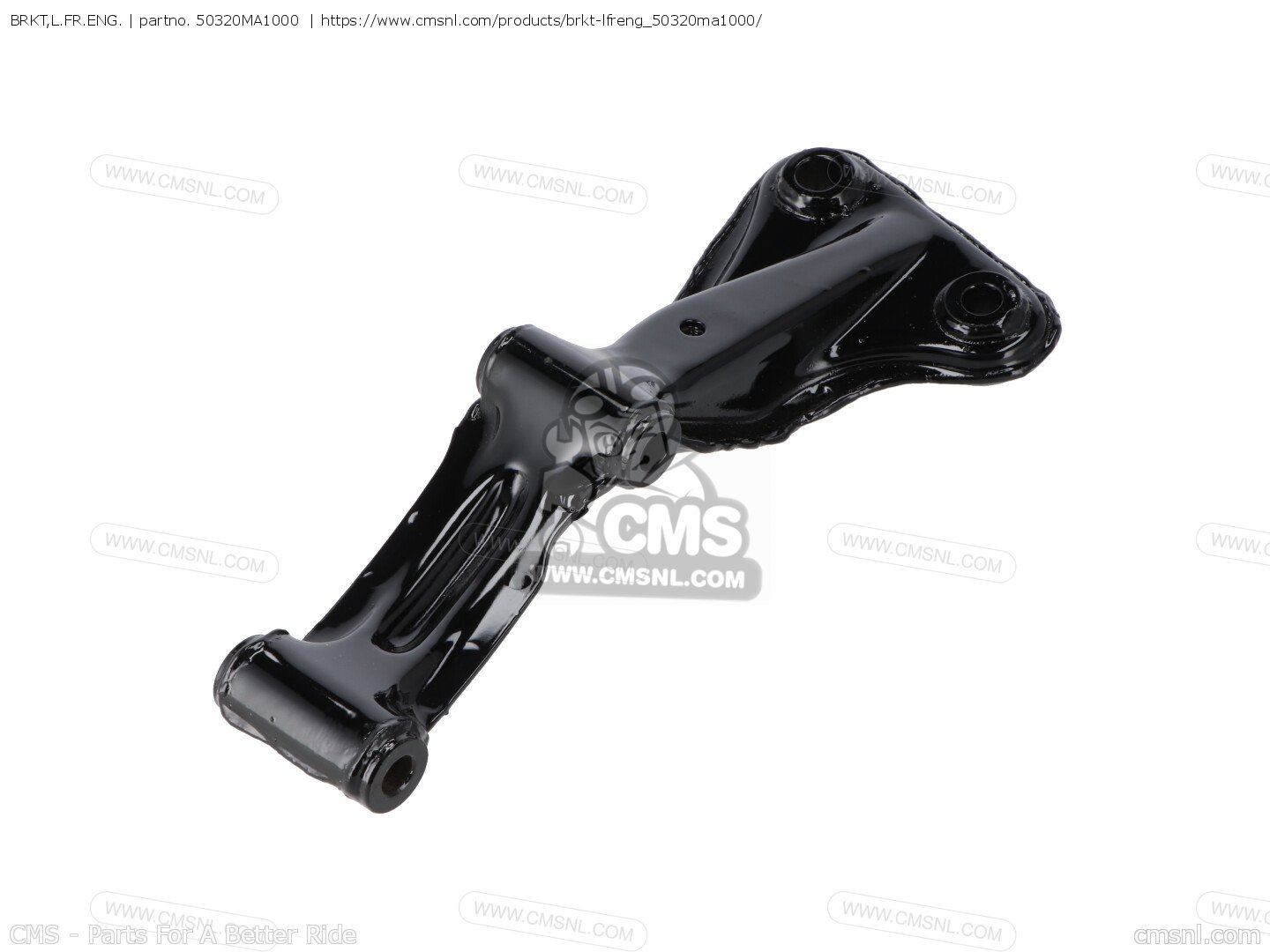 50320MA1000: Brkt,l.fr.eng. Honda - buy the 50320-MA1-000 at CMSNL