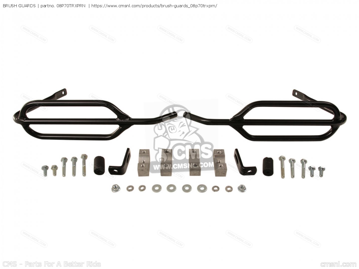 08P70TRXPRN: BRUSH GUARDS Honda - buy the 08P70-TRX-PRN at CMSNL