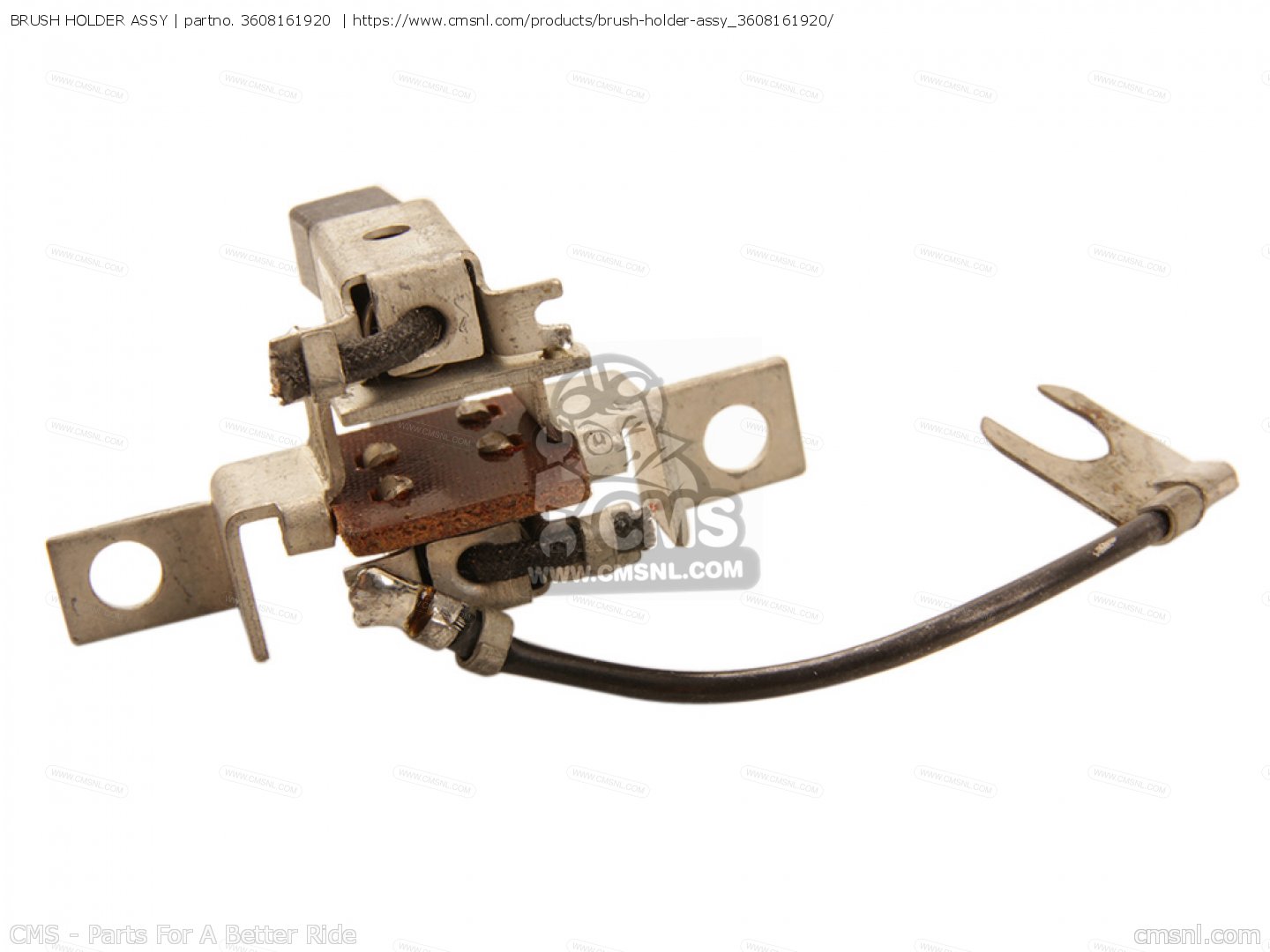 BRUSH HOLDER ASSY for Yamaha - order at CMSNL