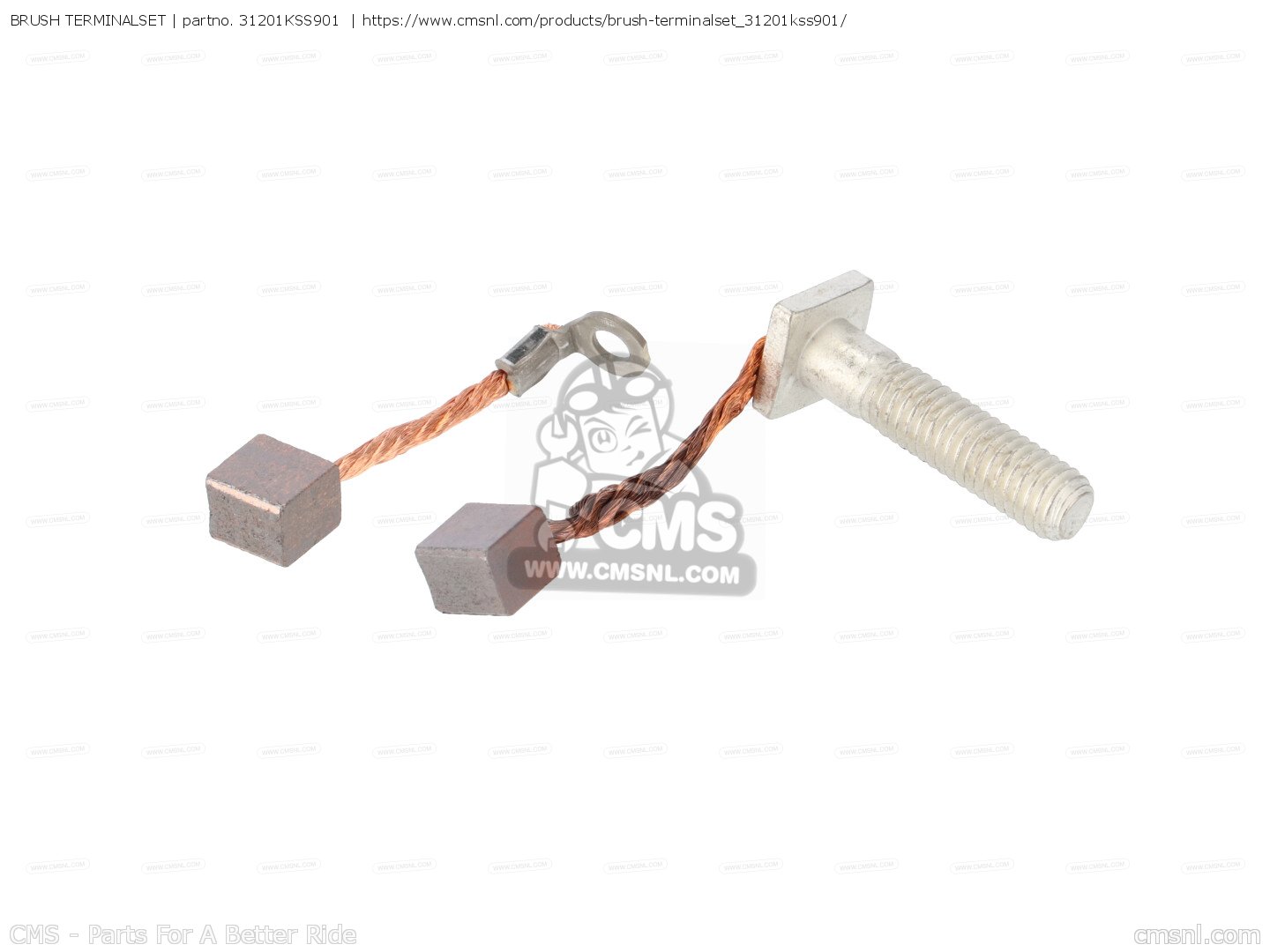 31201KSS901: BRUSH TERMINALSET Honda - buy the 31201-KSS-901 at CMSNL