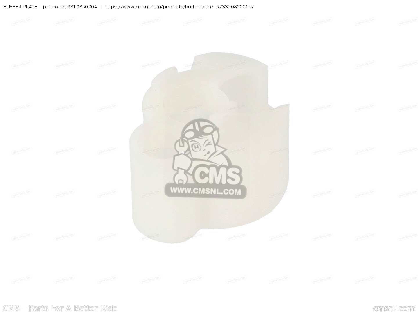 57331085000A: BUFFER PLATE Husqvarna - buy the 57331085000 at CMSNL