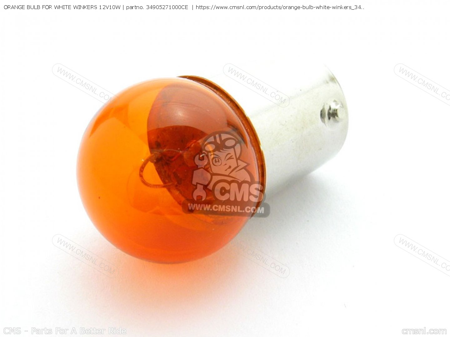 BULB 12V 10W ORANGE (NON O.E. ALTERNATIVE) for Honda - order at CMSNL