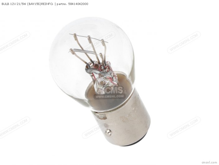 BULB 12V 21/5W (BAY15S)REINFO. for 520 SX RACING USA 2000 - order at CMSNL