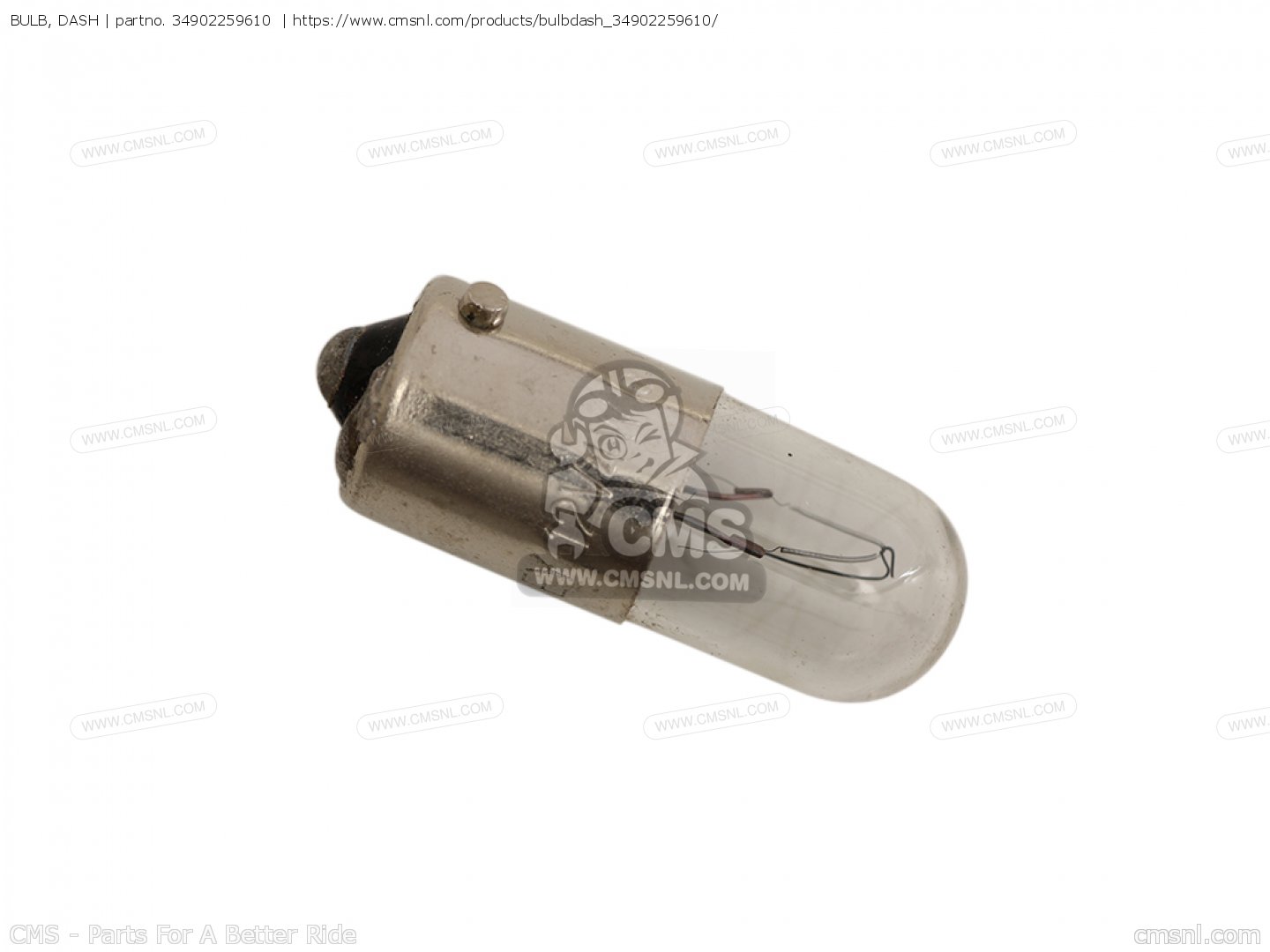34902259610: BULB, DASH Honda - buy the 34902-259-610 at CMSNL