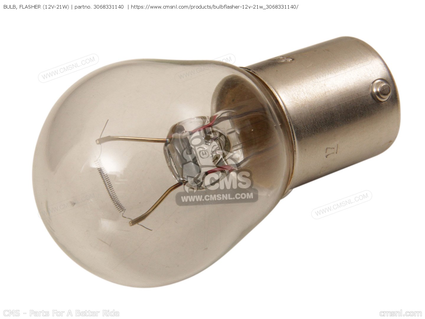 BULB, FLASHER (12V-21W) for Yamaha - order at CMSNL