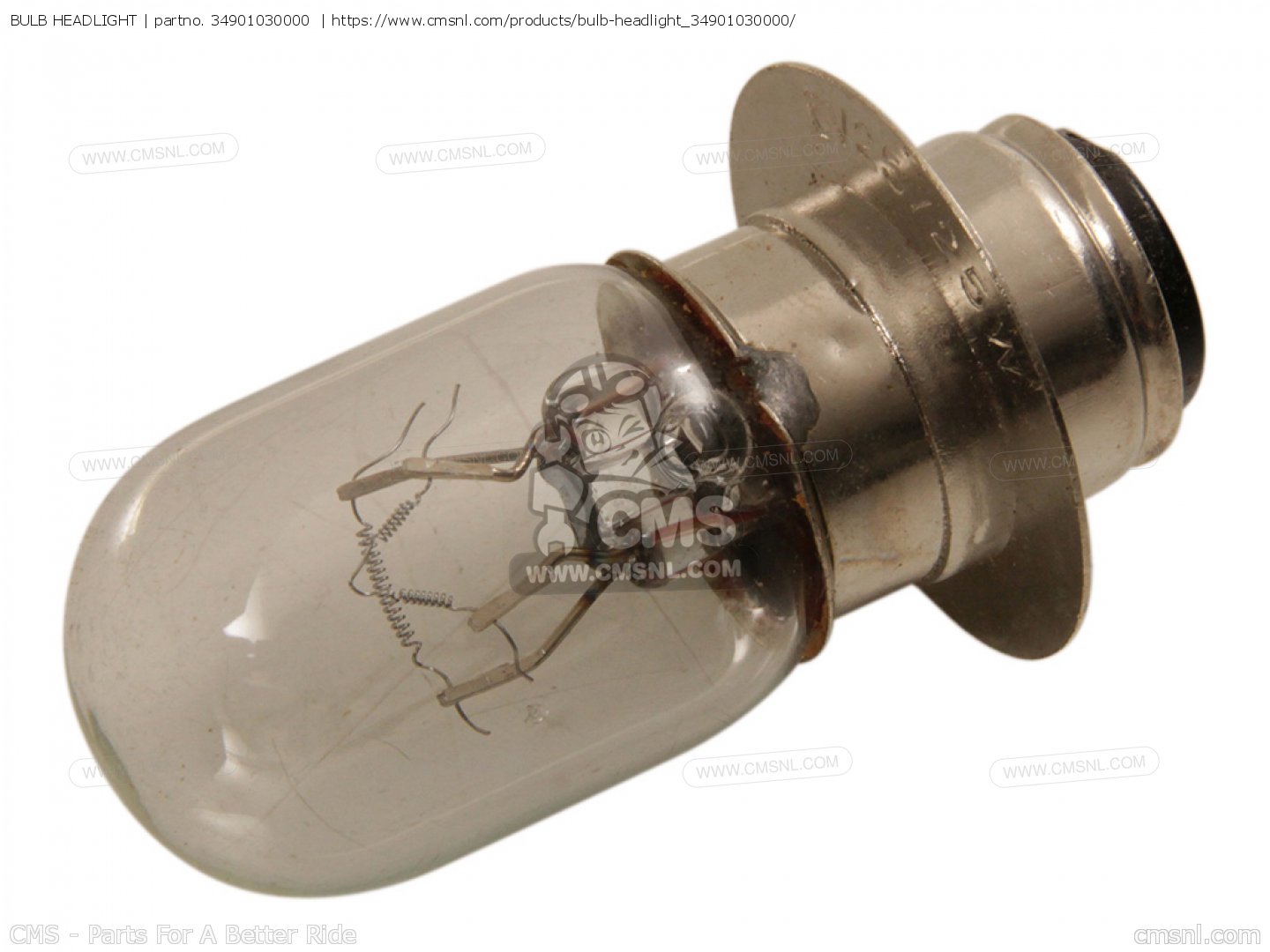 34901030000: BULB HEAD LIGHT Honda - buy the 34901-030-000 at CMSNL
