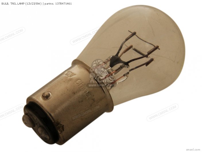 1378471461: BULB, TAIL LAMP (12V23/8W) Yamaha - buy the 137-84714-61-00 ...