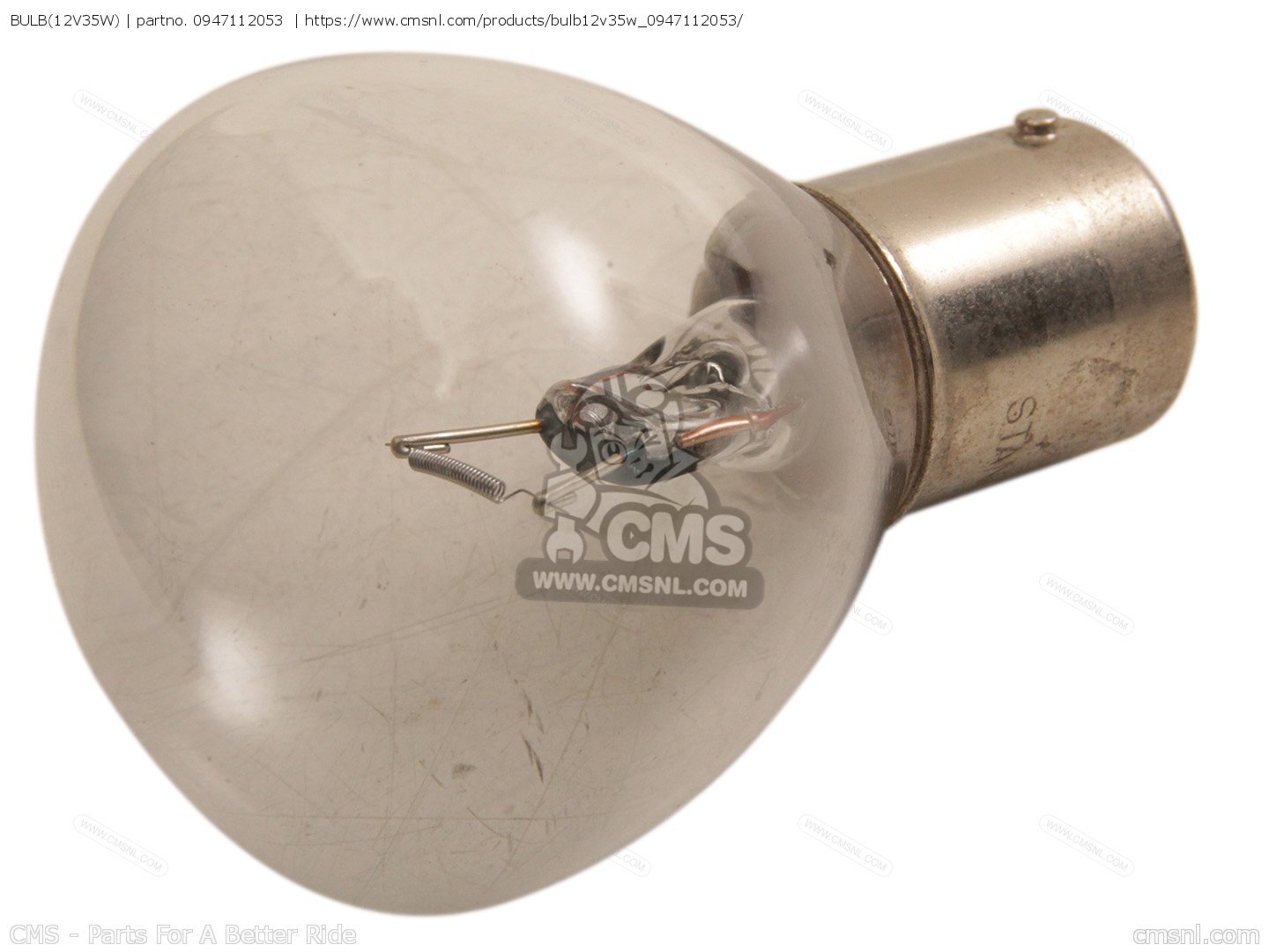 0947112053: Bulb(12v35w) Suzuki - buy the 09471-12053 at CMSNL