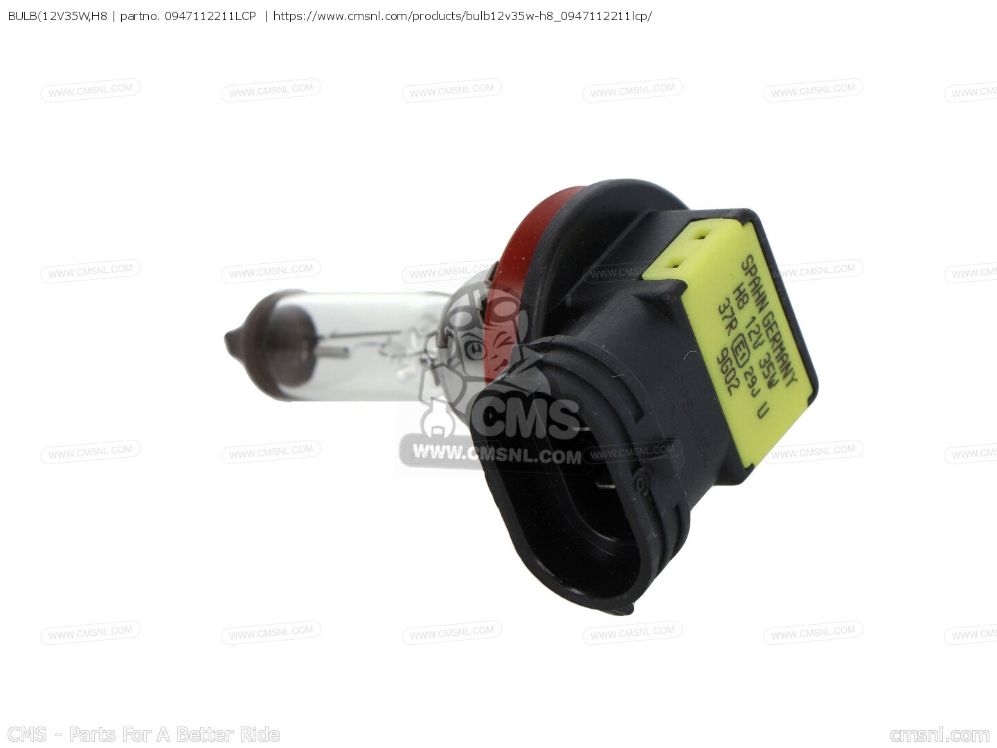 0947112211LCP: BULB(12V35W,H8 Suzuki - buy the 09471-12211-LCP at CMSNL