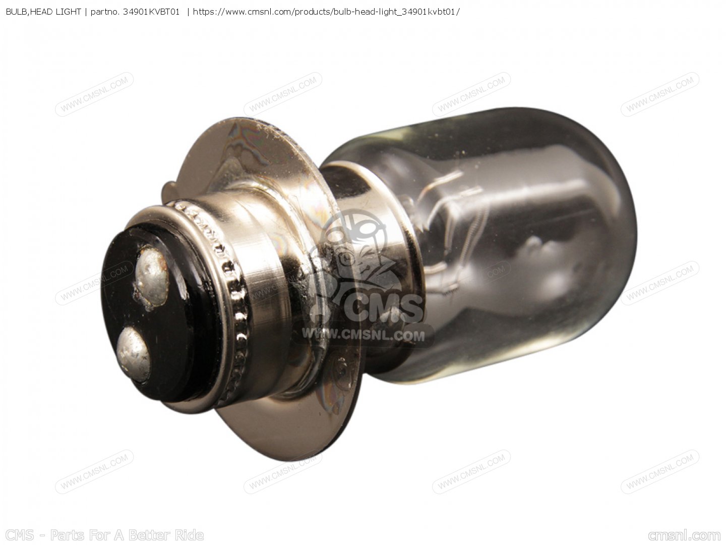 34901KVBT01: BULB,HEAD LIGHT Honda - buy the 34901-KVB-T01 at CMSNL