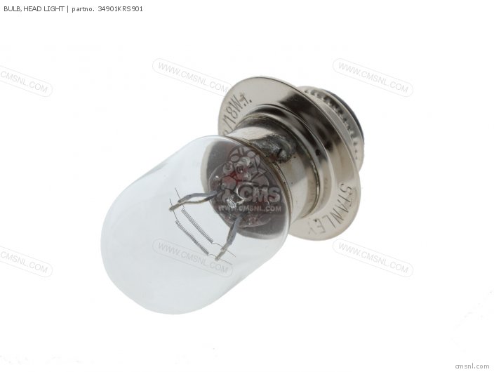 34901KRS901: BULB,HEAD LIGHT Honda - buy the 34901-KRS-901 at CMSNL
