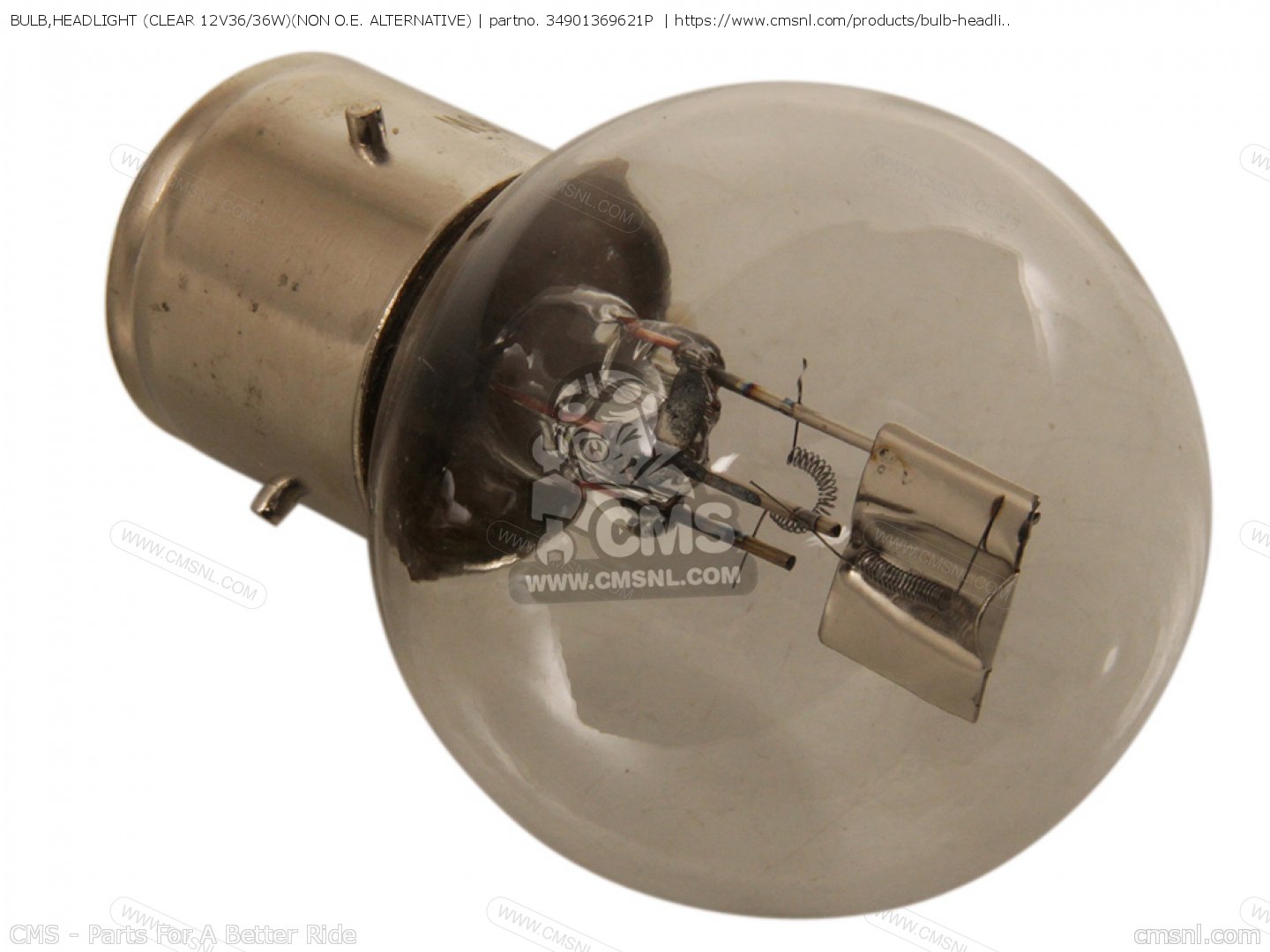 BULB,HEADLIGHT (CLEAR 12V36/36W)(NON O.E. ALTERNATIVE) for XL250R 1982 ...