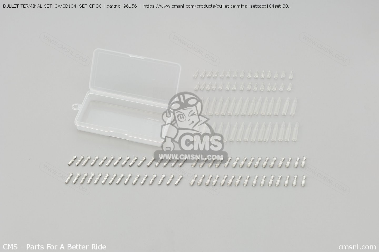 96156: Bullet Terminal Set, Ca/cb104, Set Of 30 Daytona - buy the 96156 ...