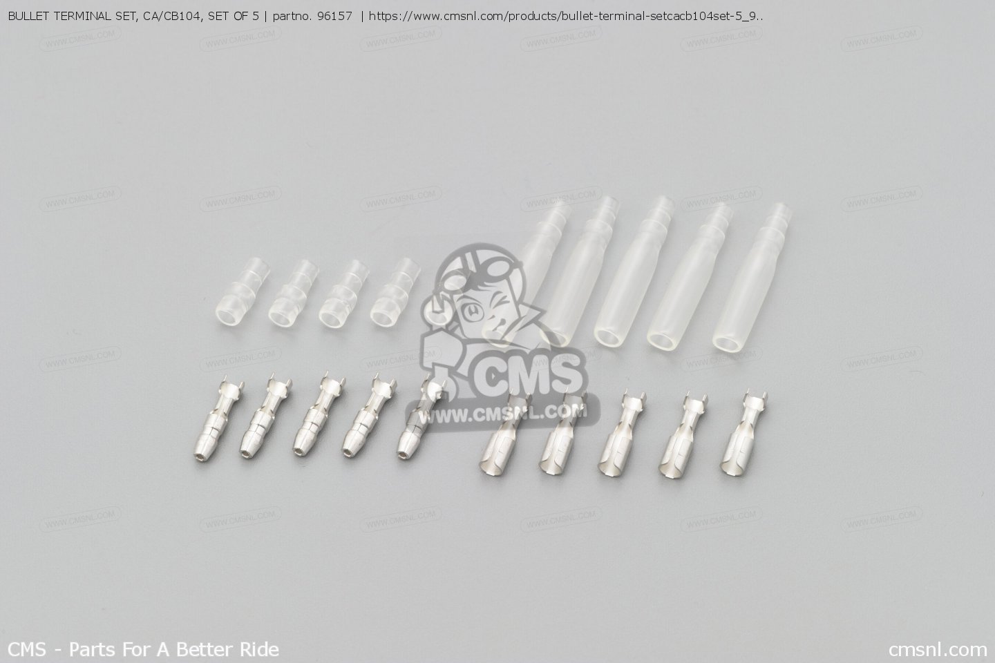 96157: Bullet Terminal Set, Ca/cb104, Set Of 5 Daytona - buy the 96157 at CMSNL