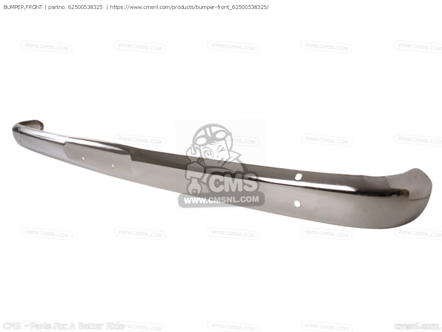 62500538325: BUMPER,FRONT Honda - buy the 62500-538-325 at CMSNL