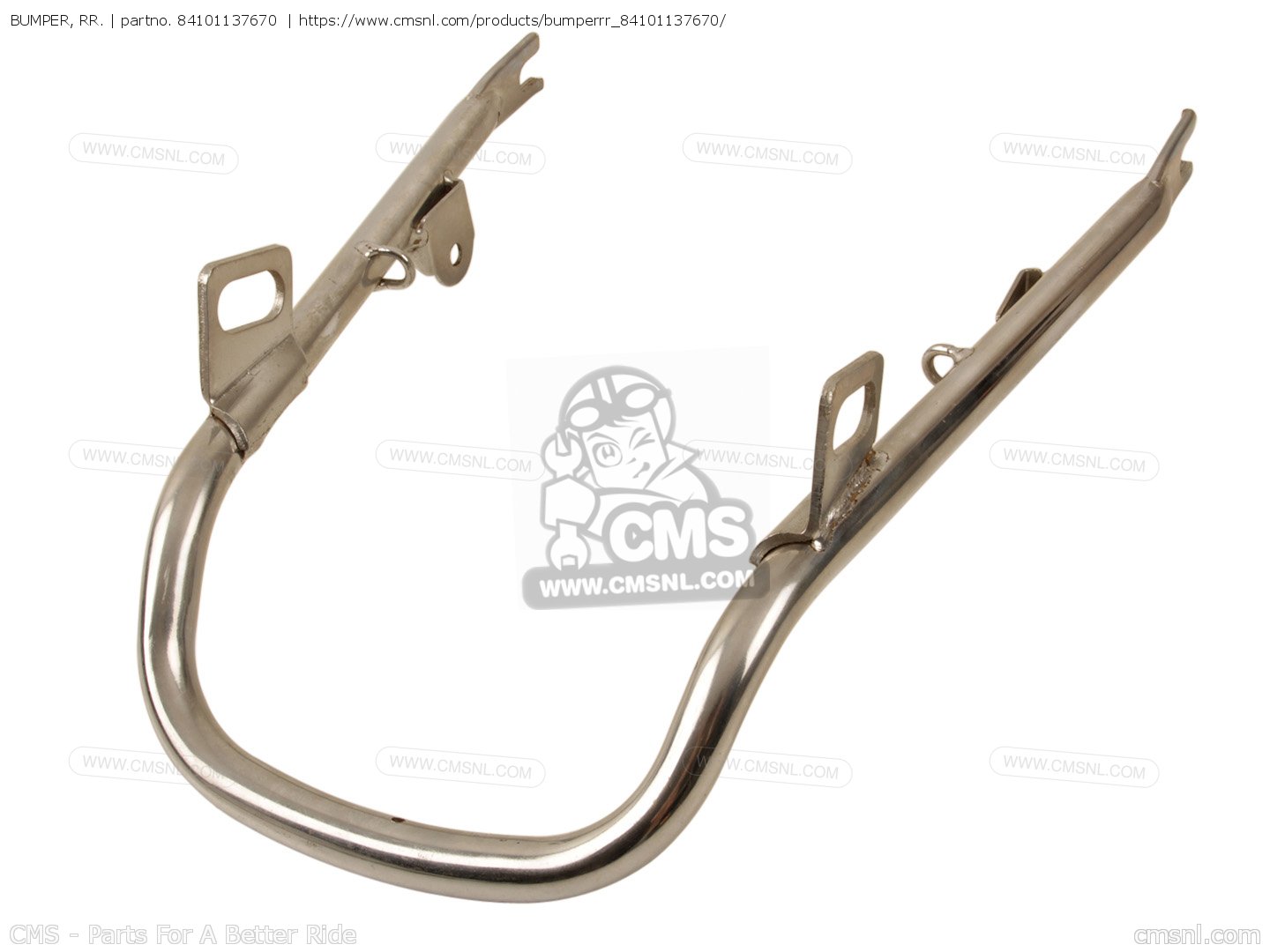 BUMPER, RR. for XL70 1976 USA - order at CMSNL