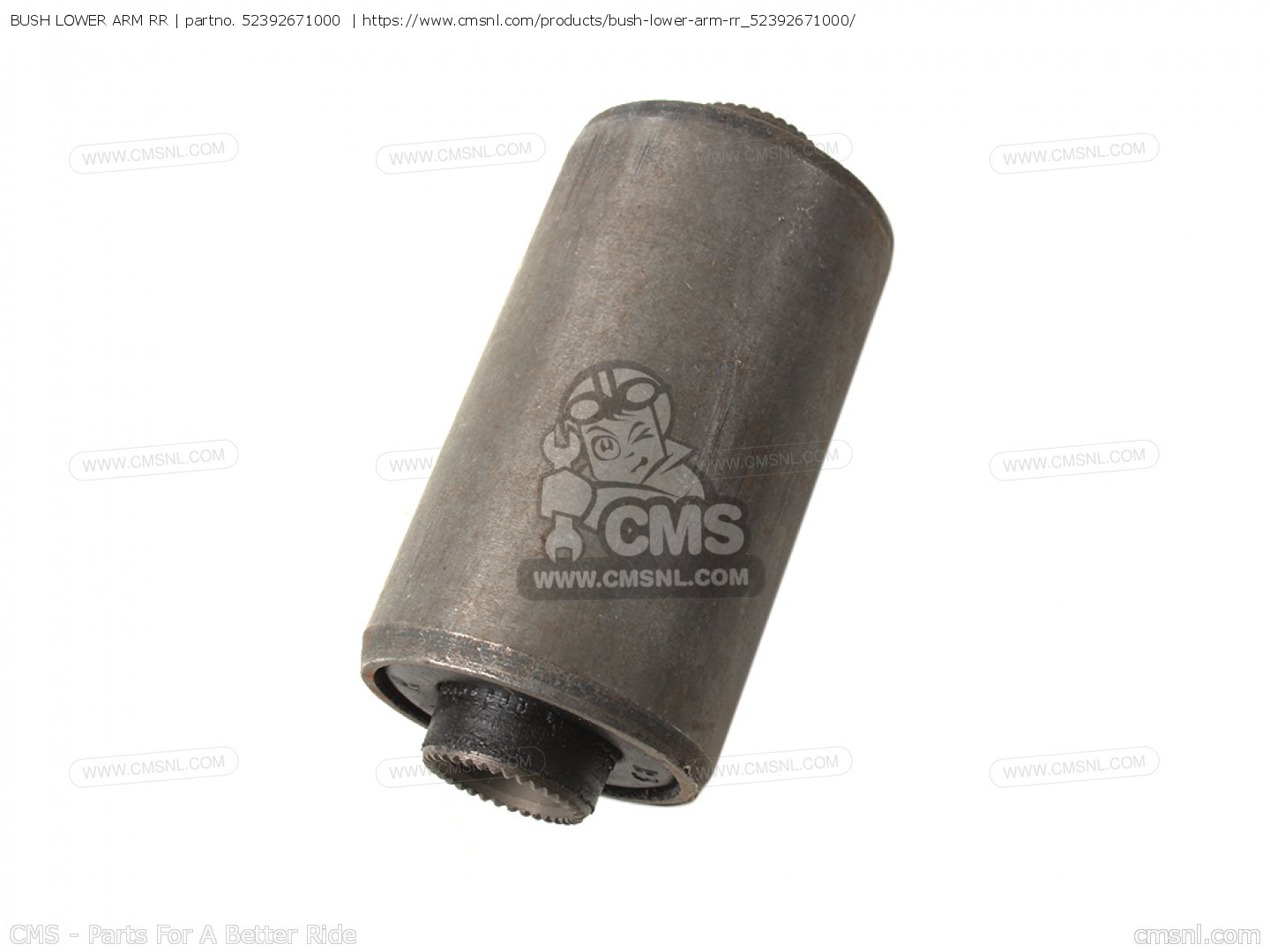 52392671000: BUSH LOWER ARM RR Honda - buy the 52392-671-000 at CMSNL