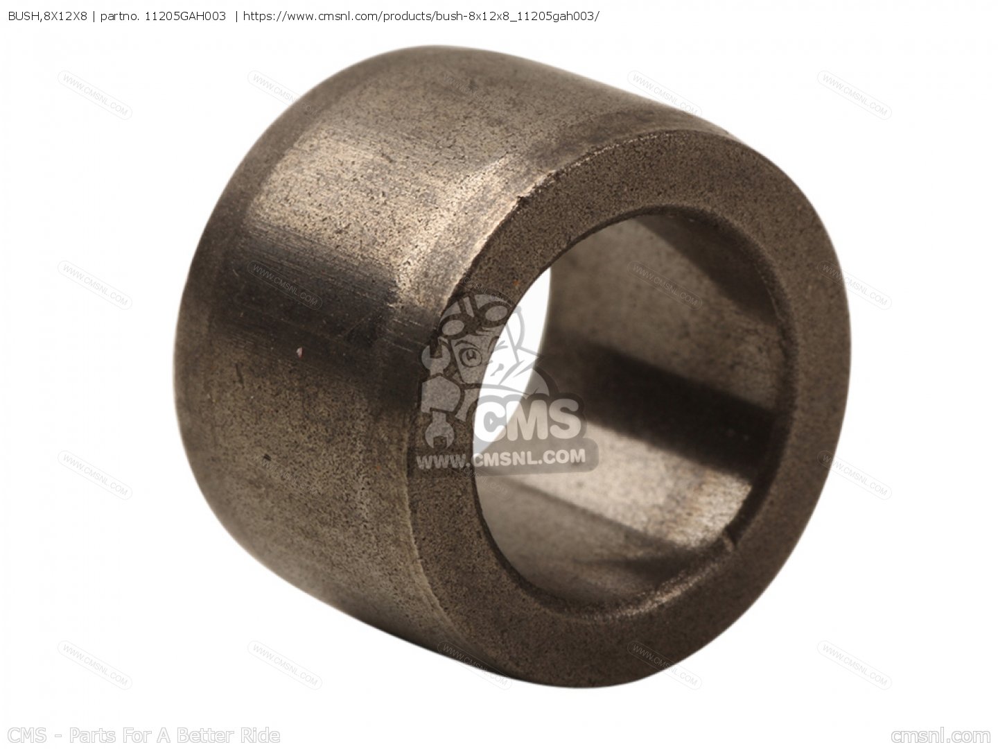 11205GAH003: BUSH,8X12X8 Honda - buy the 11205-GAH-003 at CMSNL