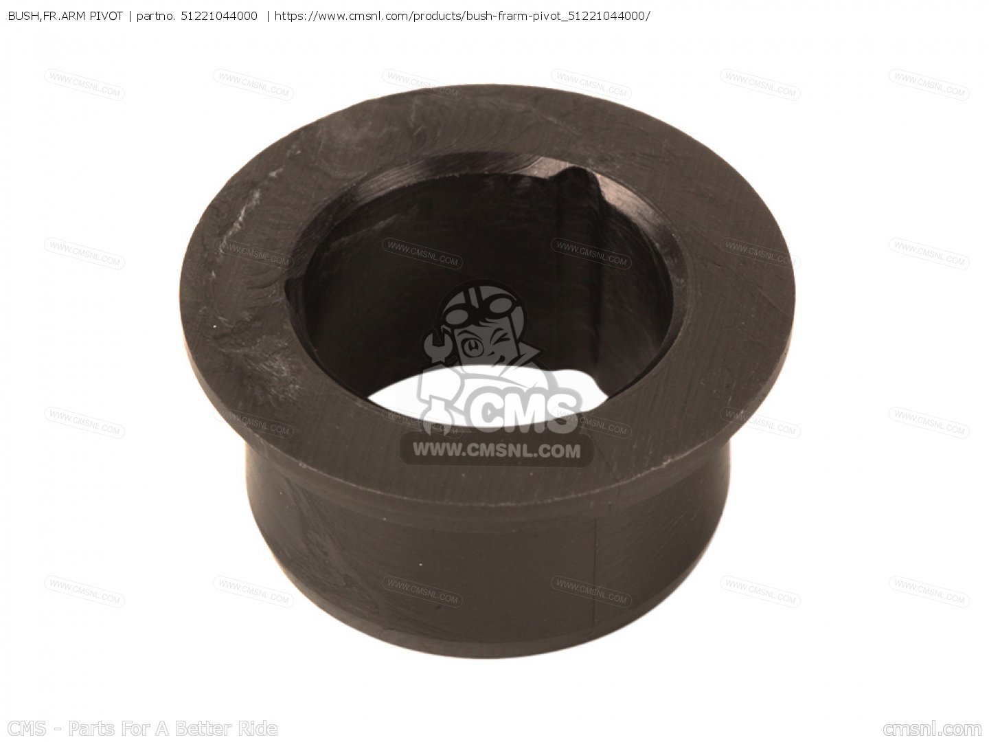 BUSH,FR.ARM PIVOT for P50 LITTLE HONDA GENERAL EXPORT - order at CMSNL