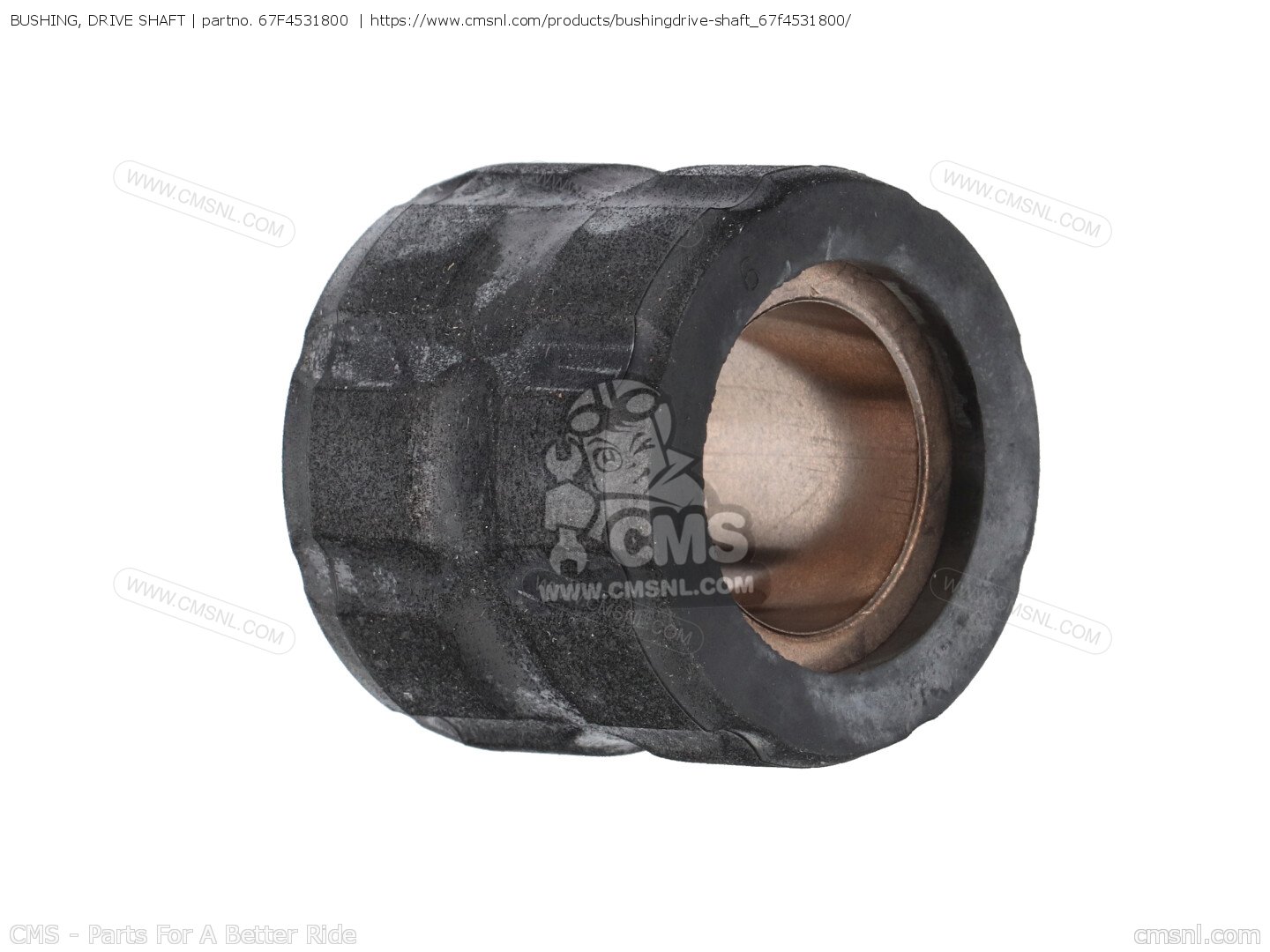 67F4531800: BUSHING, DRIVE SHAFT Yamaha - buy the 67F-45318-00-00 at CMSNL