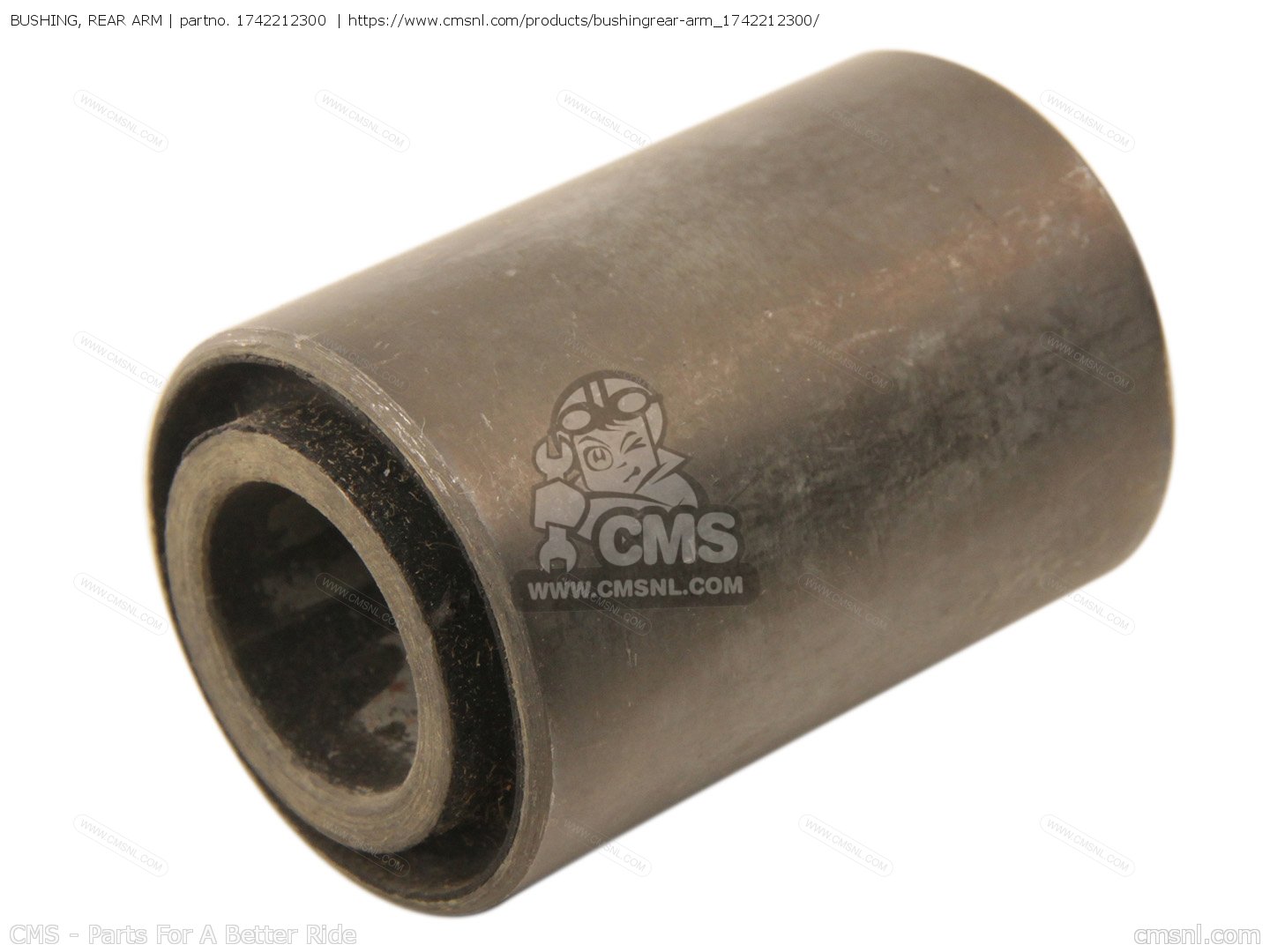 1742212300: BUSHING, REAR ARM Yamaha - buy the 174-22123-00-00 at CMSNL