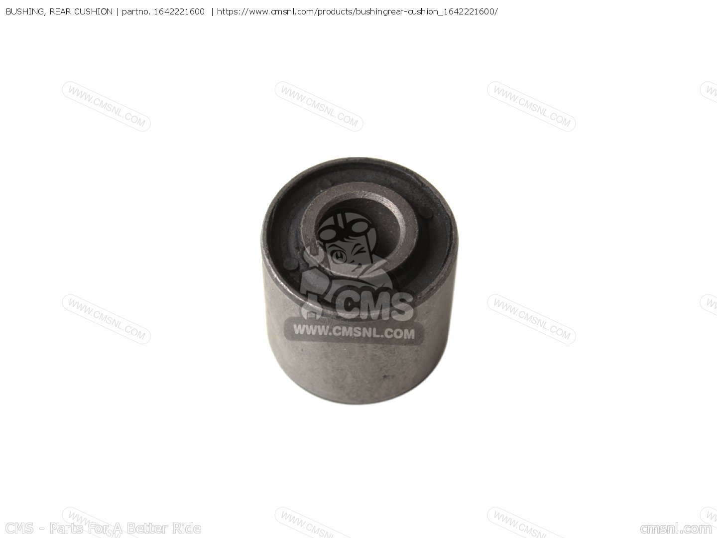 1642221600: BUSHING, REAR CUSHION Yamaha - buy the 164-22216-00-00 at CMSNL