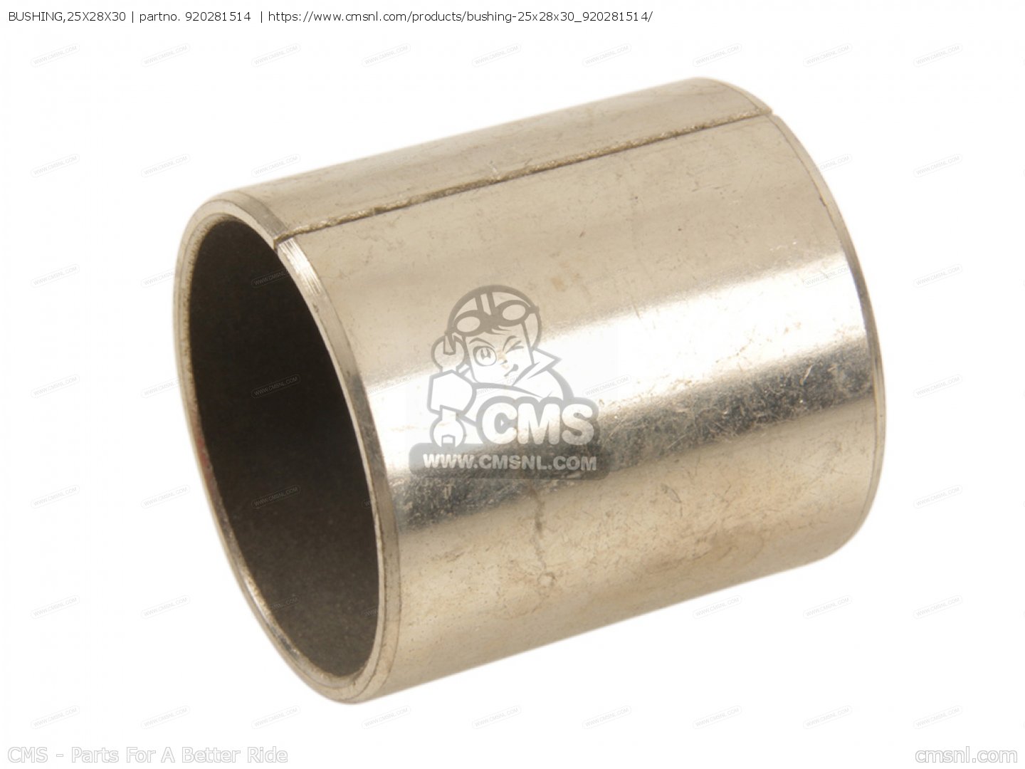 920281514: BUSHING,25X28X30 Kawasaki - buy the 92028-1514 at CMSNL
