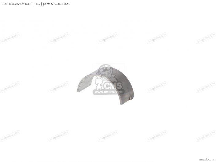 920281653: BUSHING,BALANCER,RH,B Kawasaki - buy the 92028-1653 at CMSNL