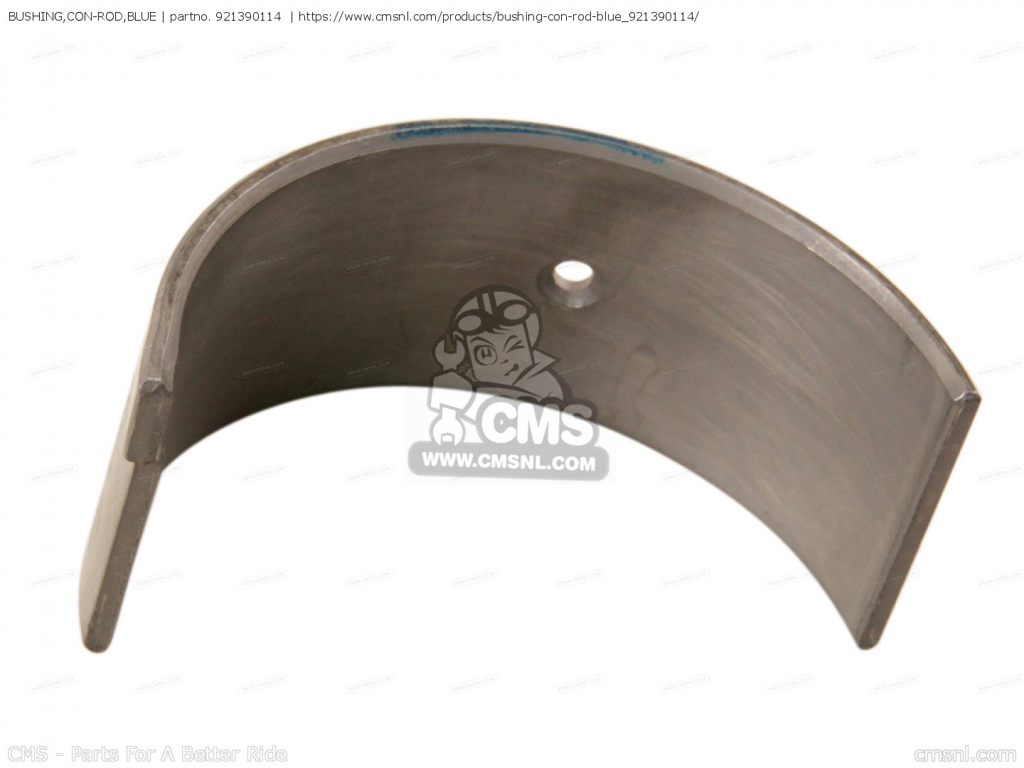 921390114: BUSHING,CON-ROD,BLUE Kawasaki - buy the 92139-0114 at CMSNL