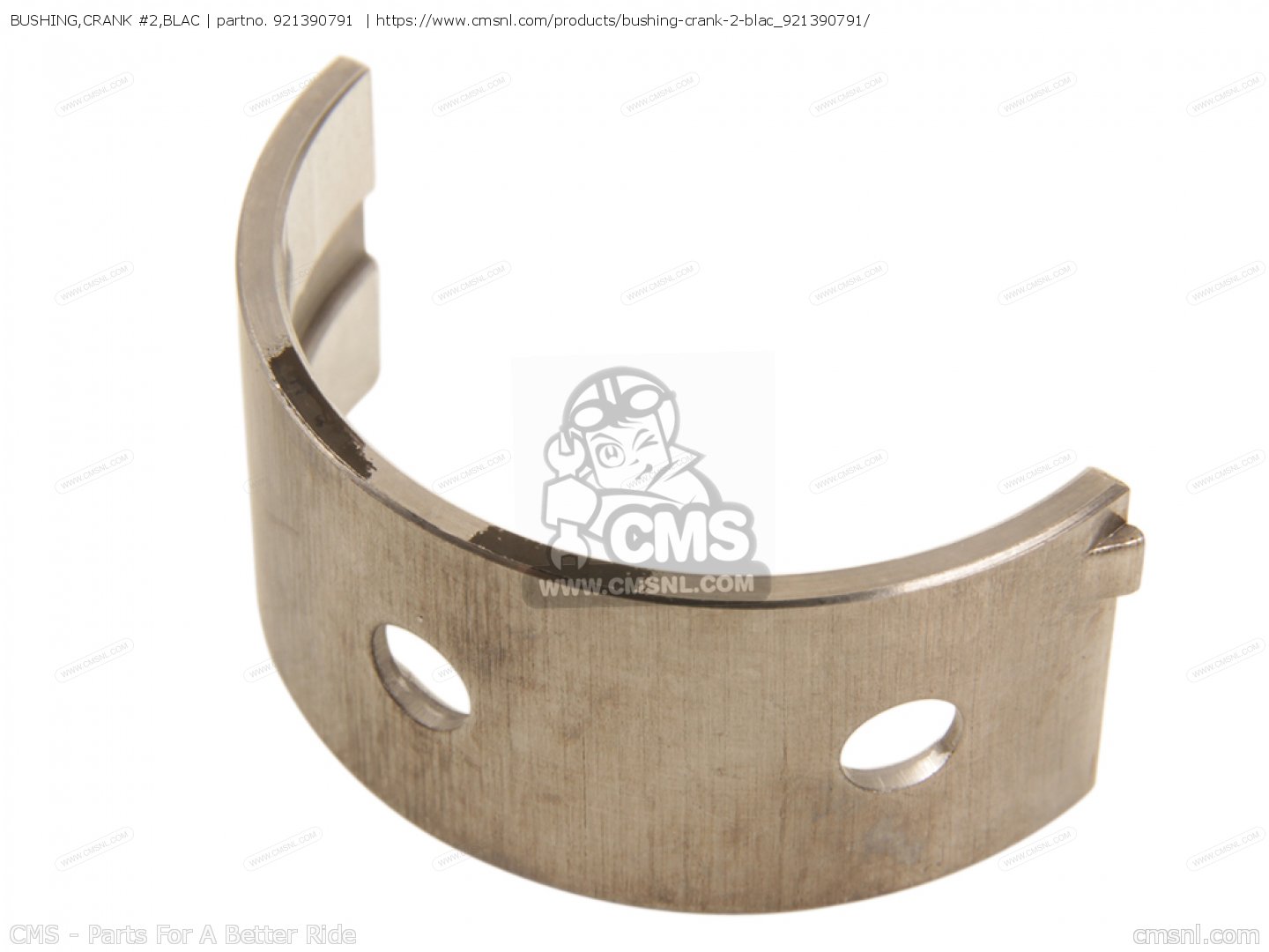 921390791: BUSHING,CRANK #2,BLAC Kawasaki - buy the 92139-0791 at CMSNL