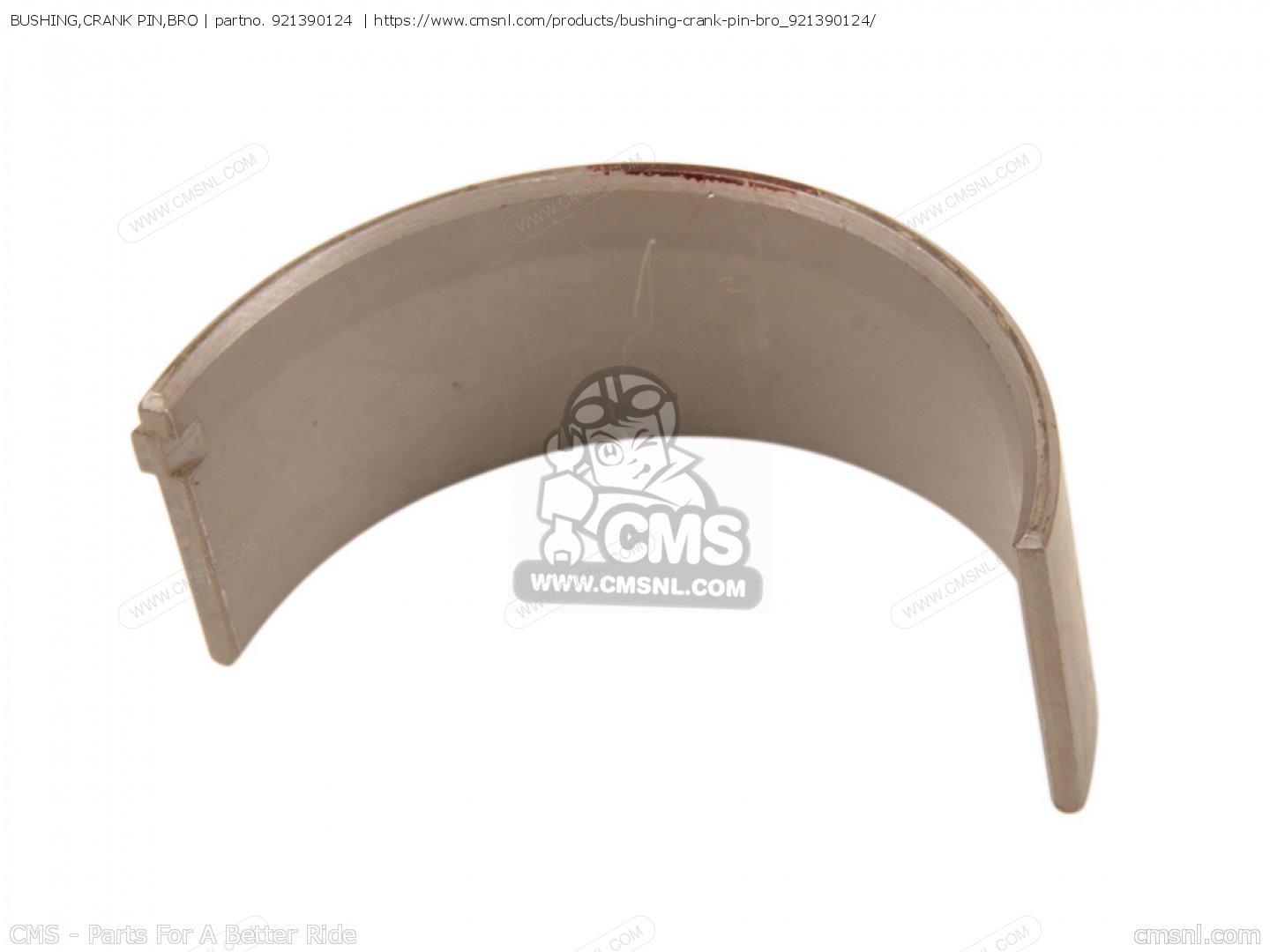 921390124: Bushing,crank Pin,bro Kawasaki - buy the 92139-0124 at CMSNL